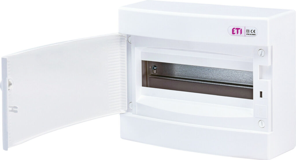 Distribution box 12 modules, surface mounting, IP40 - lemt.lv